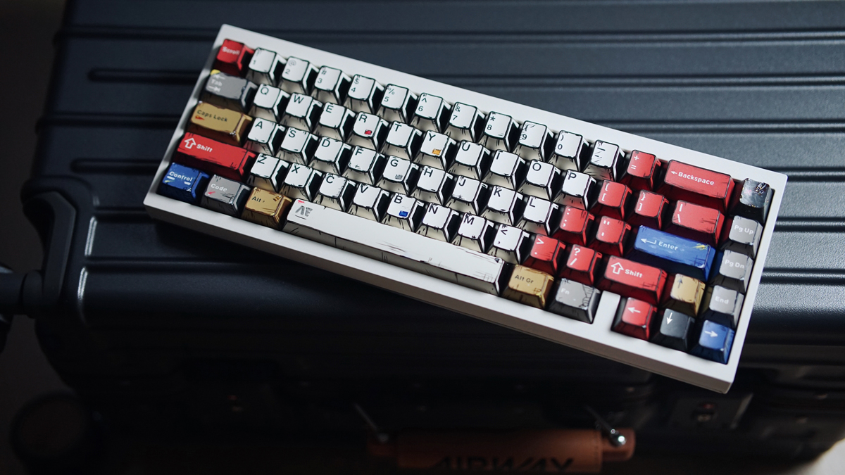 Comic style Mixed light Keycaps PBT cherry Profile for MX Switches ...