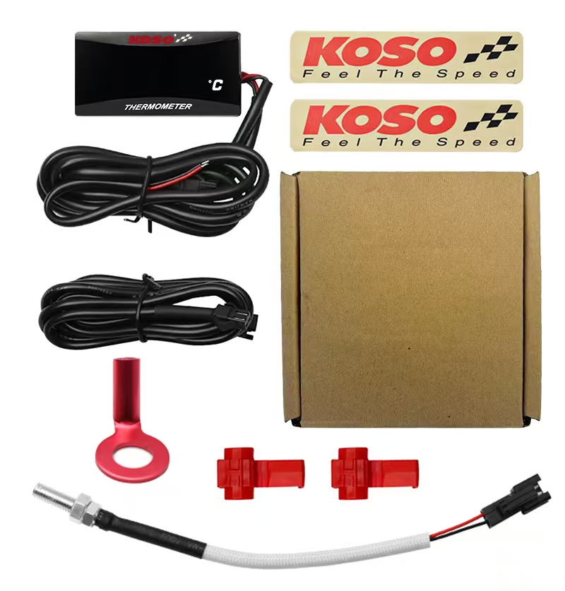 Motorcycle KOSO Cylinder Head Temperature Meter LED Display Engine ...