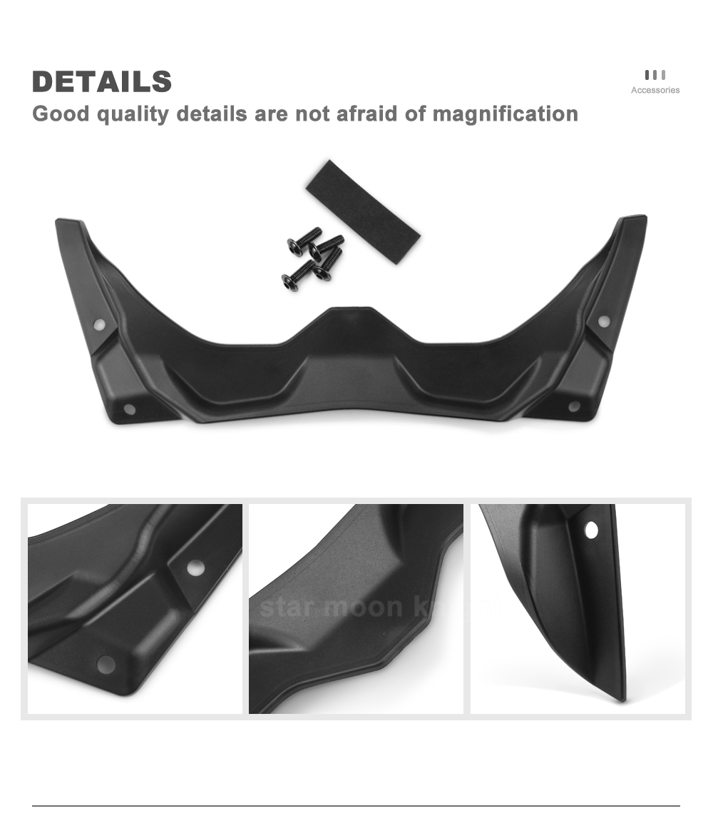 Motorcycle Accessories Cockpit Fairing Updraft Forkshield For BMW R ...