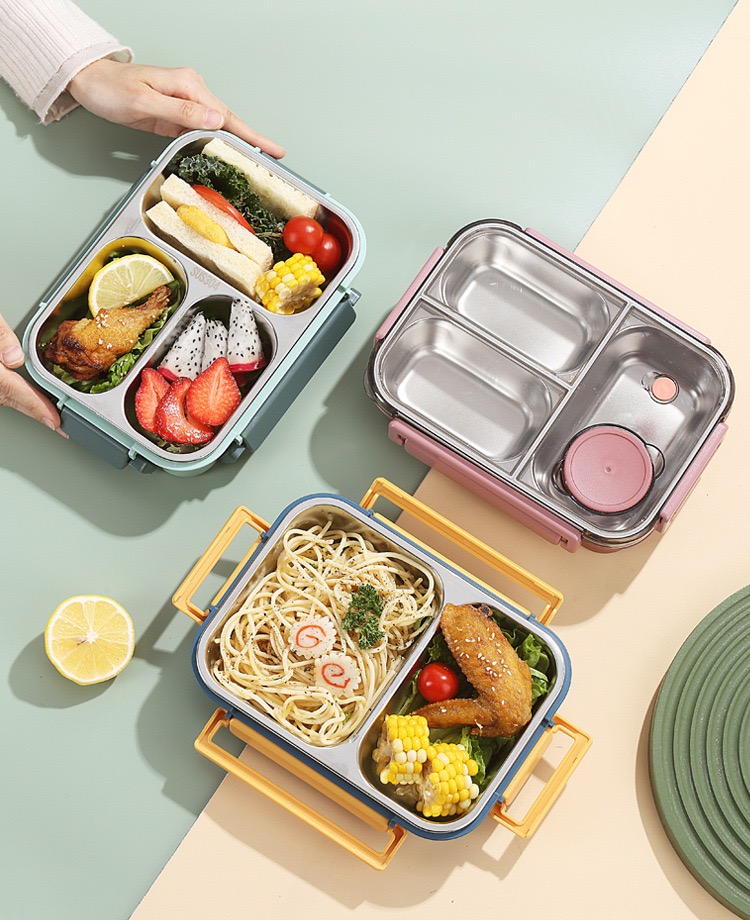 【Ready stock】【COD】304 Stainless Steel Bento box Layer Lunch Box set ...
