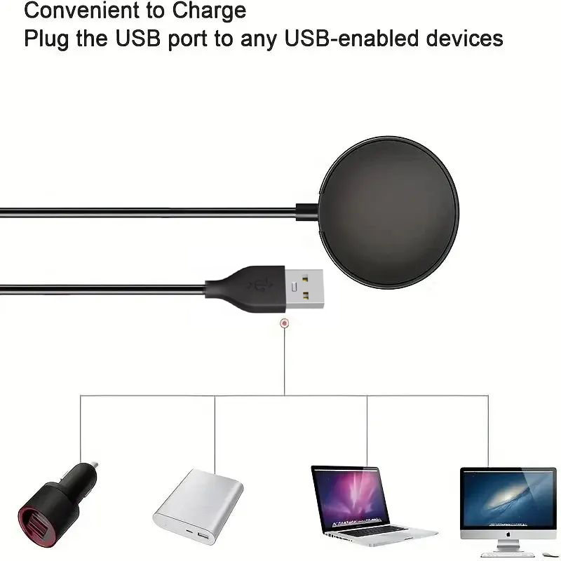 Magnetic Watch Wireless Charger Universal For Samsung Galaxy Watch8 7 6 ...