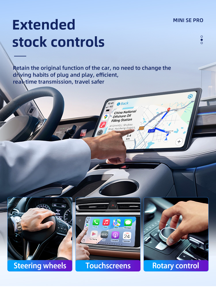 2025 NEW Carlinkit 5.0 Mini wired to wireless carplay Adapter Carlink ...