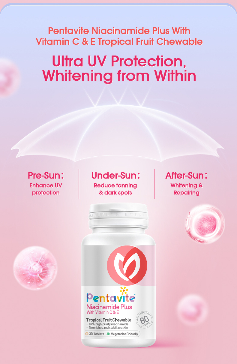 【Family Essentials】Pentavite 3 Bottles Set (Niacinamide + Vitamin B ...