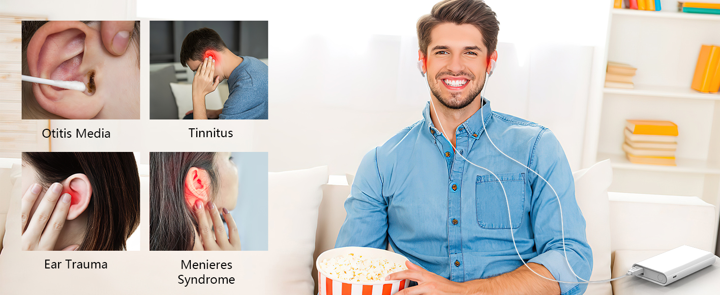 KTS Tinnitus Ear Laser Therapy LLLT Irradiation Laser Physiotherapy ...