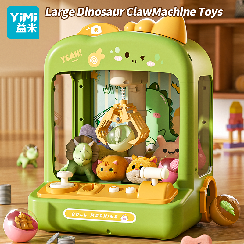 YIMI 65Pcs Claw Machine Toys Kids Doll Machine Candy Grabbing Machine ...