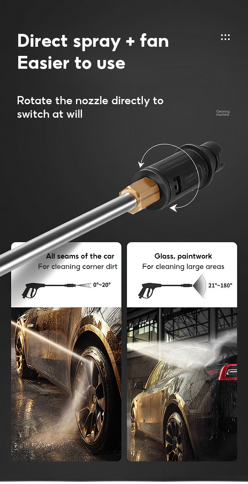 SOARFLY 4800W Water Jet Car High Pressure Cleaner Portable Water Jet ...