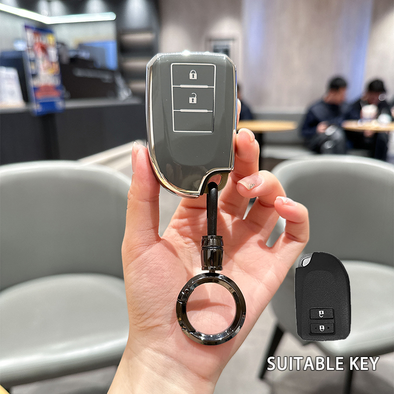 For Toyota Vios 2024 Key Cover Yaris/ Vios/ Ativ 2019-2022 TPU Car Key ...