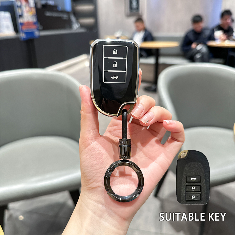 For Toyota Vios 2024 Key Cover Yaris/ Vios/ Ativ 2019-2022 TPU Car Key ...