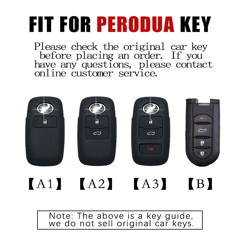 For Perodua New BEZZA Key Cover 2024 AXIA ARUZ Old MYVI Key Case TPU ...