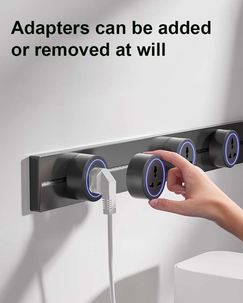 Waterproof Power Track Socket 32A Power Line with 13A Flat Pin Adapter ...