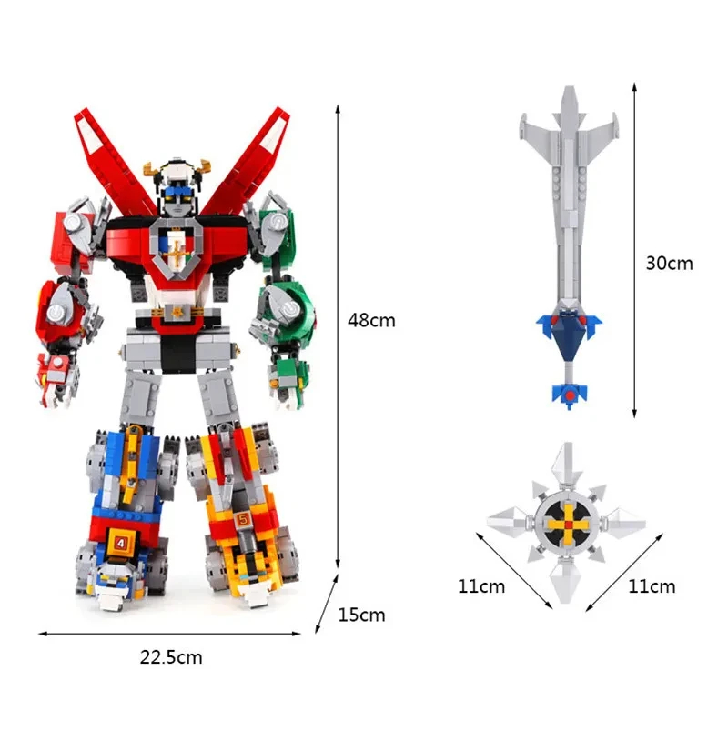 2334 Pieces Voltron Voltron Cosmic Guard Model Building Blocks Building ...