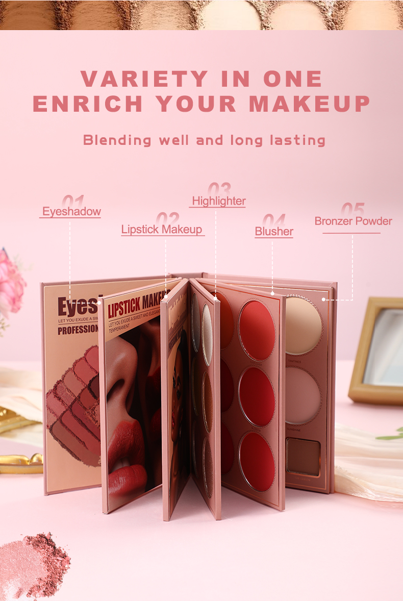 IGOODCO 67 Color Shimmer Matte Eye Shadow Lip Gloss Highlight Blush ...