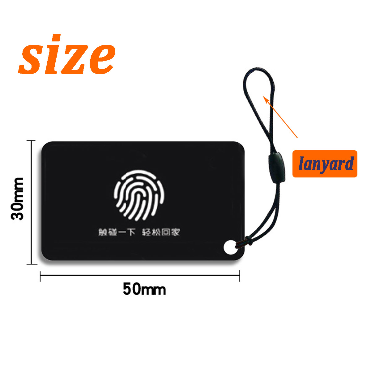 NXP Mifare 1 Smart Door Lock Compatible IC Card, RFID M1 13.56Mhz Fob ...