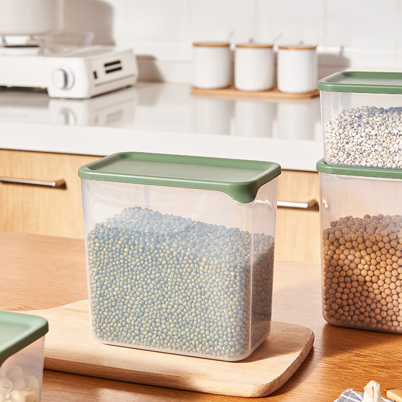 Food Storage Container for Kitchen Pantry, Stackable Kitchen Canister ...