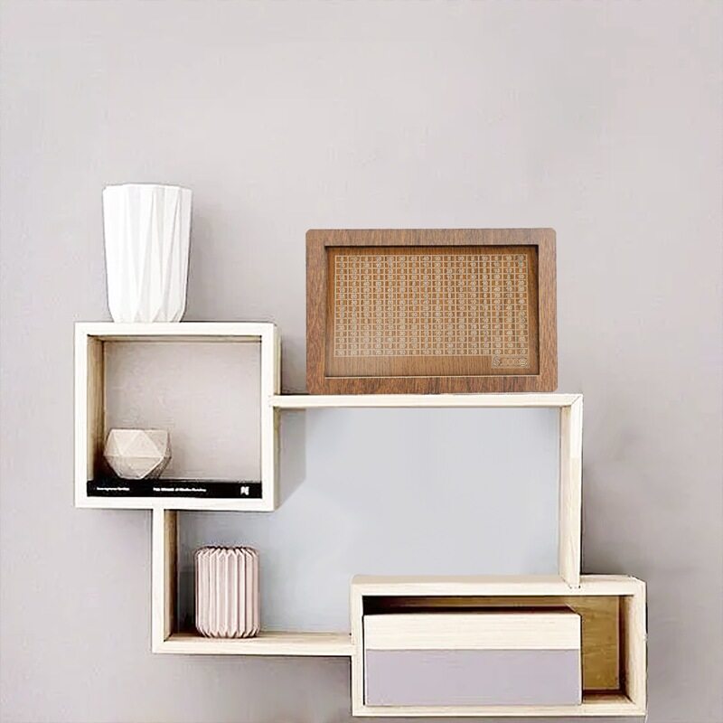 Modern Money Saving Box Wood Money Box with number on the box, Tabung ...