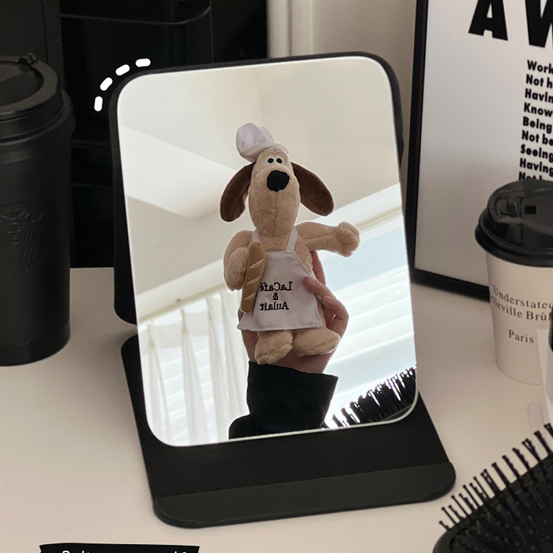 1pc Travel Portable Folding Makeup Mirror Full Screen Desktop Mirror ...