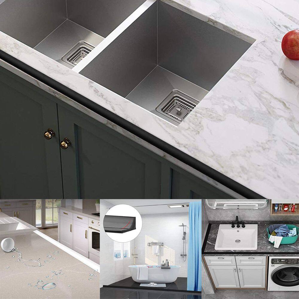 Kitchen Countertop Water Blocking Strip Water Barrier Dry Wet ...