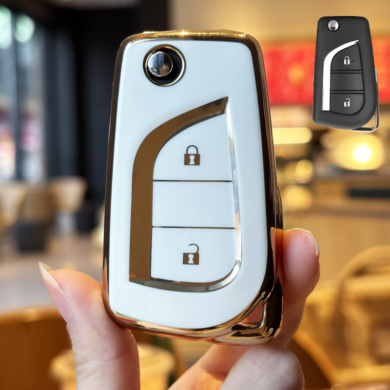 Toyota 2 Buttons Car Key Cover Case For Toyota hilux revo/Yaris/vios ...