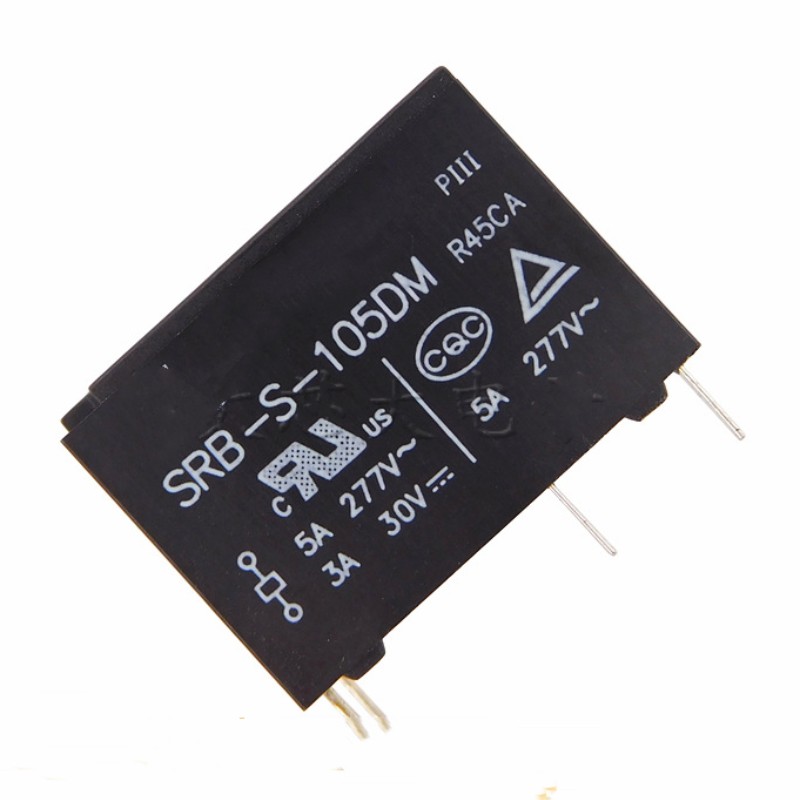 Mini Relay SRB-S-105DM 4 Pins a Set Normally Open 5A277VAC Small Relay ...