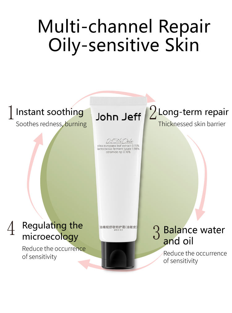 John Jeff Olea Europaea Special Care Cream Olive Facial Moisturizer ...