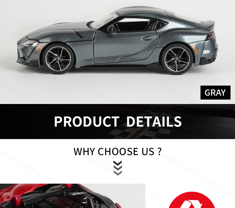Maisto 1:24 Toyota GR Supra Static Die Cast Vehicles Collectible Model ...
