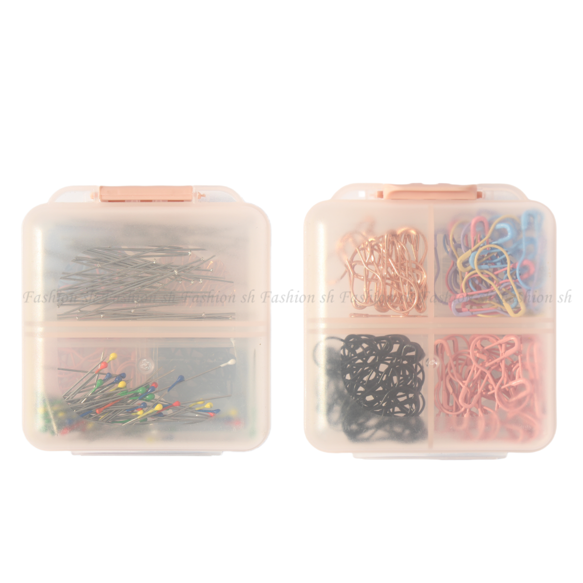 300 pcs/box Double sided openable box long needle pins and magic pin ...