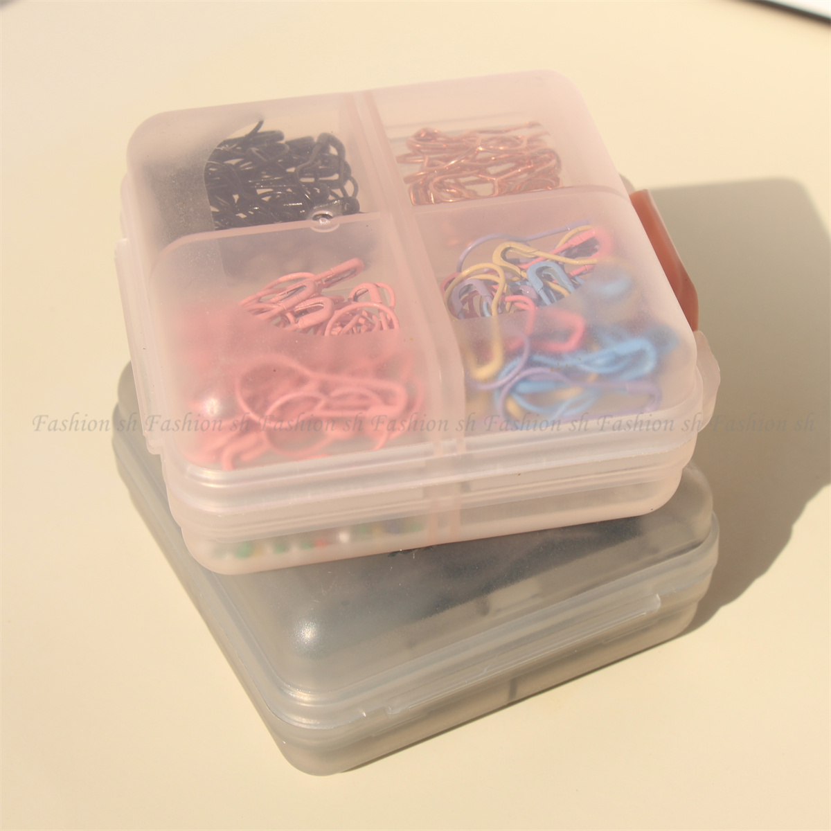 300 pcs/box Double sided openable box long needle pins and magic pin ...