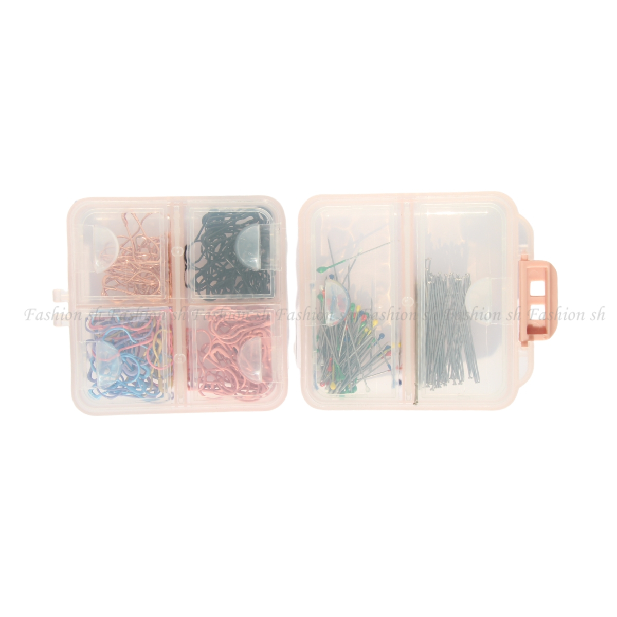 300 pcs/box Double sided openable box long needle pins and magic pin ...