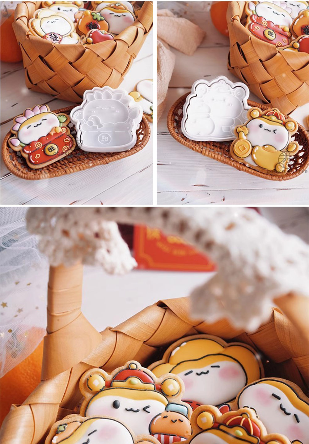 Creative Chinese Snake Spring Festival Cookie Cutter Mold Lucky ...