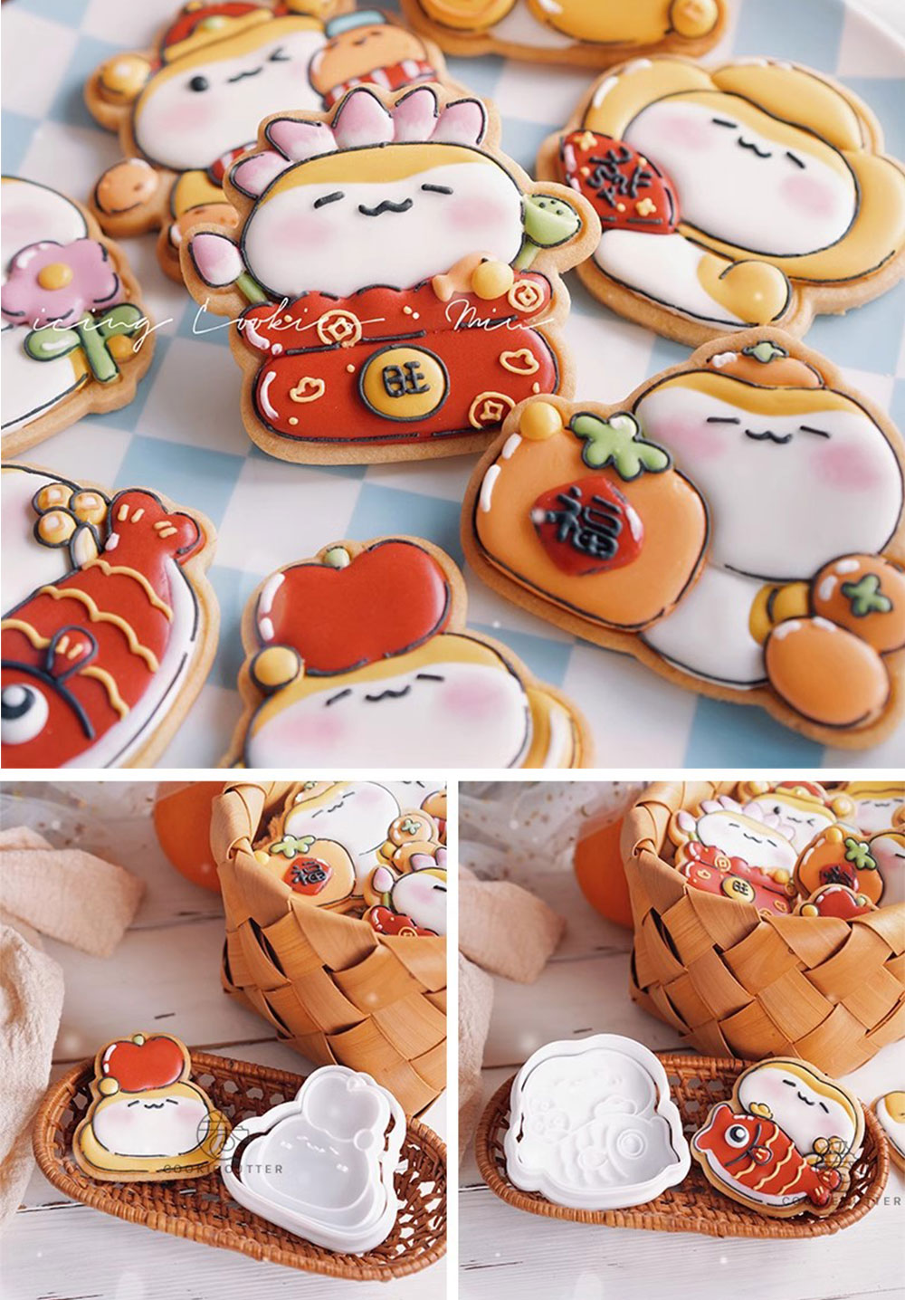 Creative Chinese Snake Spring Festival Cookie Cutter Mold Lucky ...