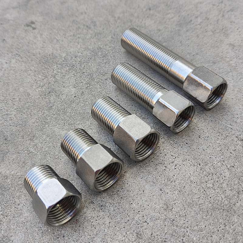 304 Stainless Steel G1/2 Female Male Thread Straight Through Adapter ...