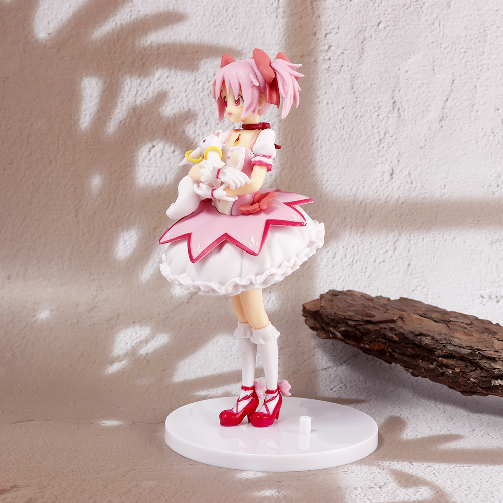 18cm Puella Magi Madoka Magica Anime Figure Kaname Madoka Incubator ...