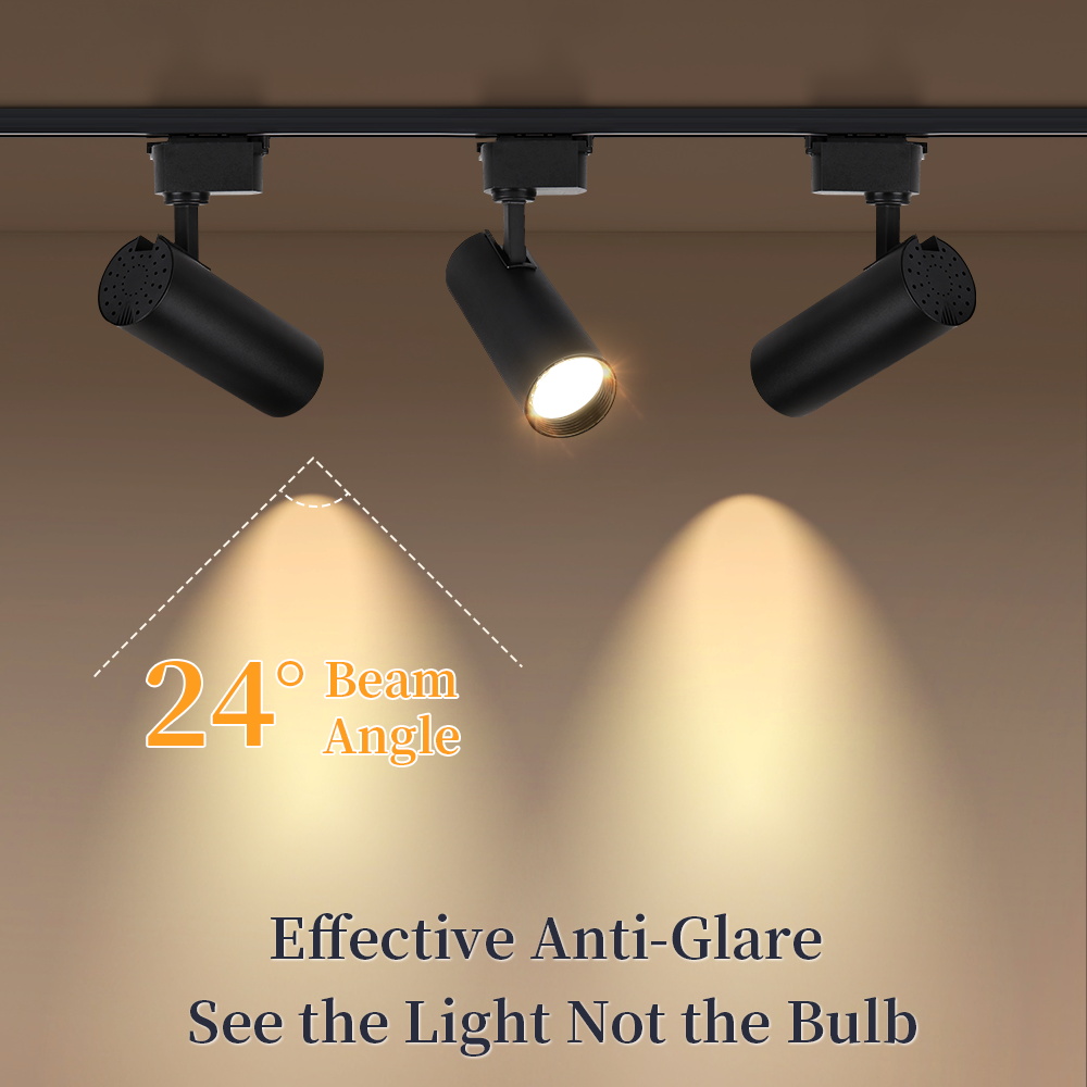 CANMEIJIA Tricolor 3/4/6pcs Led Track Light Set 50W 40W 30W 20W 12W COB ...