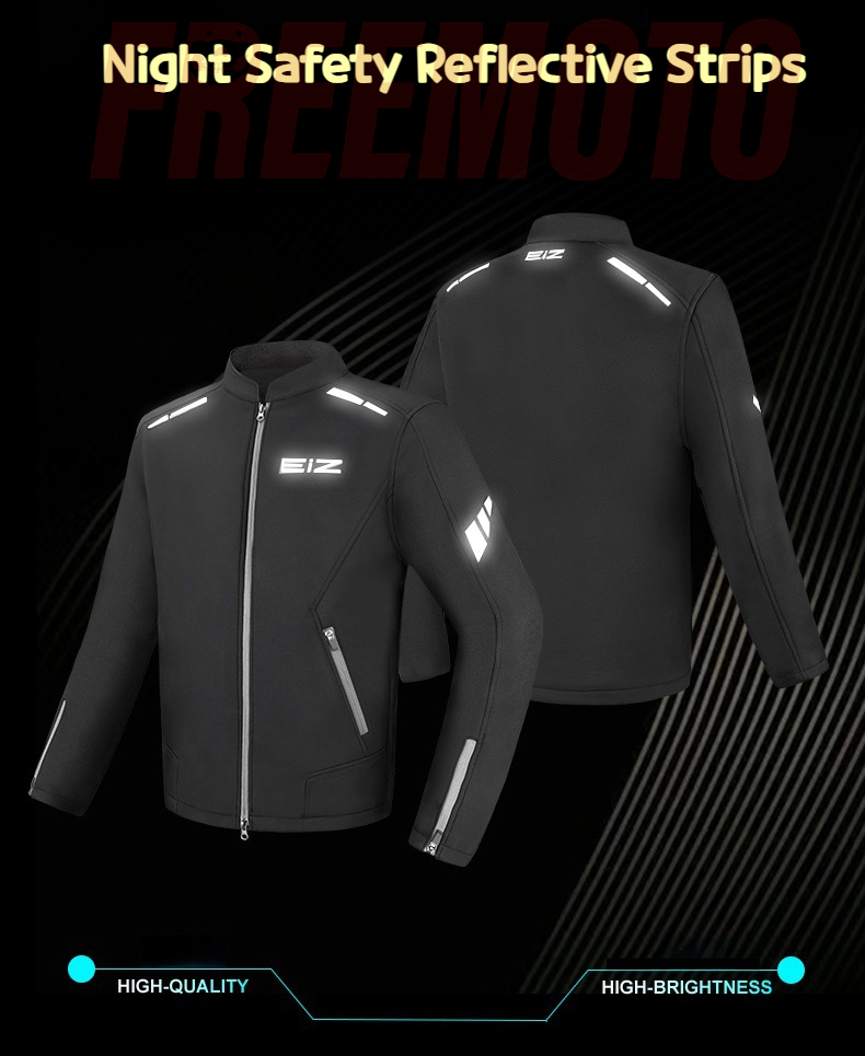 Motorcycle Jacket Armor Waterproof Thermal Reflective Safety Body ...