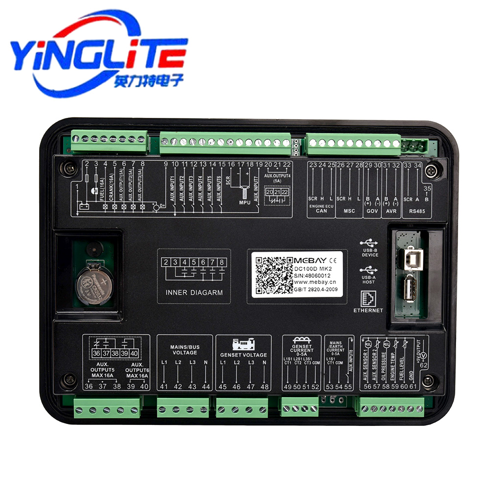 MEABY Mingbei DC100D MK2 Diesel Engine Generator Parallel Grid-Connected Controller Module ...