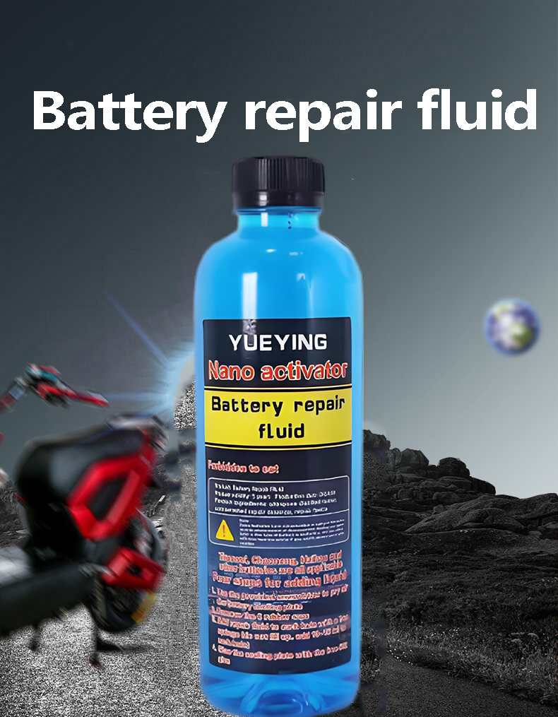 【Free Gifts】 Car Battery Repair Liquid 500ml Battery Acid Water Serbuk ...