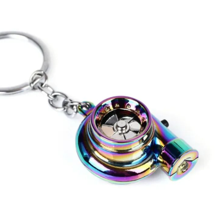 Local delivery+COD Car Metal Keyring Sound Turbo Key Sleeve Bearing ...