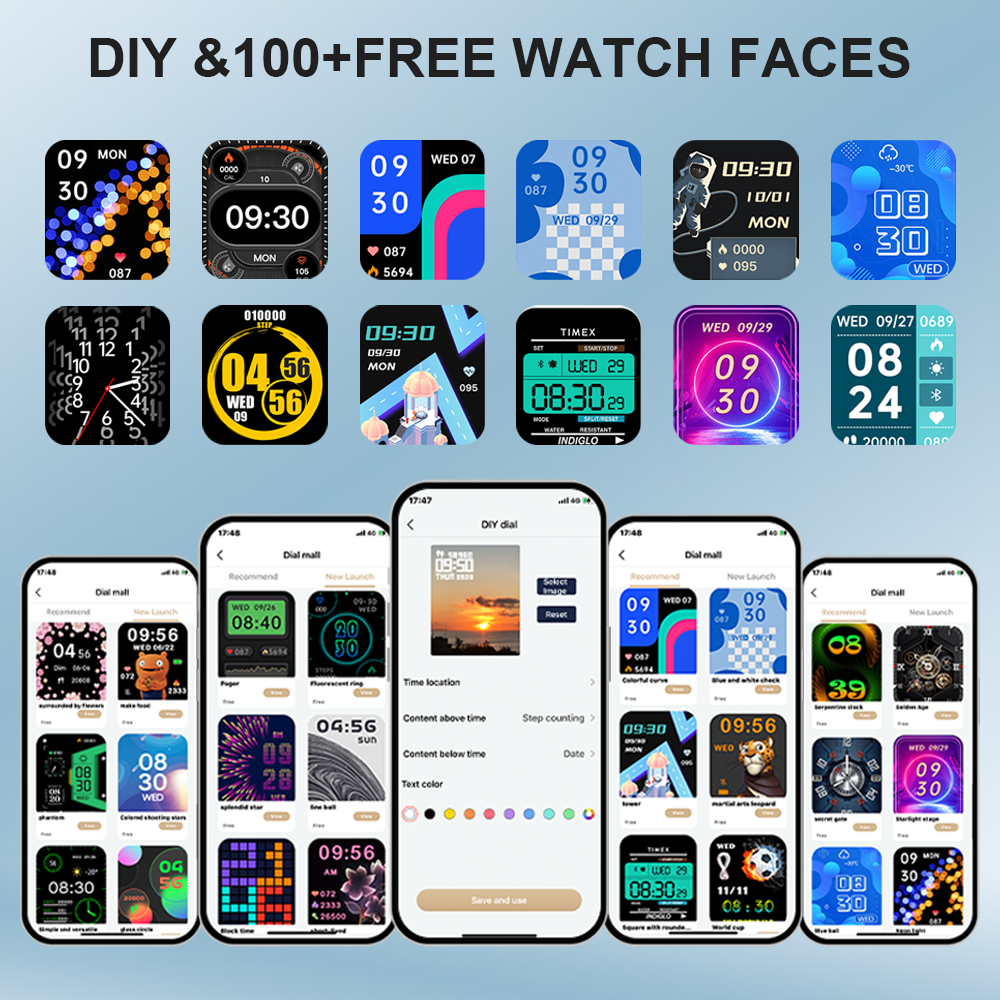 LAXASFIT H9 Pro Max Smartwatch Dial to Answer Calls Calorie Tracking ...