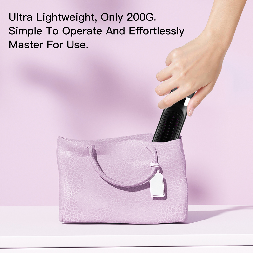 CkeyiN Straightener Comb Wireless Electric lonic Hair Women Electric ...