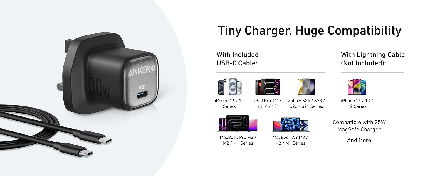 30W PD USB C Adapter 30W Fast Charger For Meta Quest 3 & Quest 2 - PD ...
