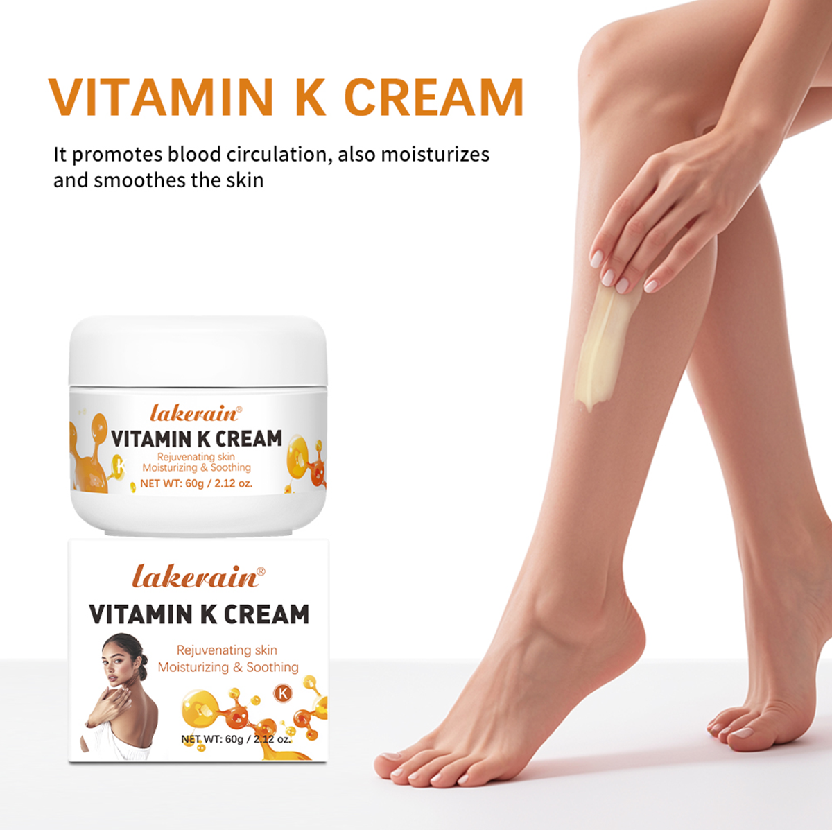 Lakerain Vitamin K Cream,Varicose Veins Miracle Cream,Soothes ...