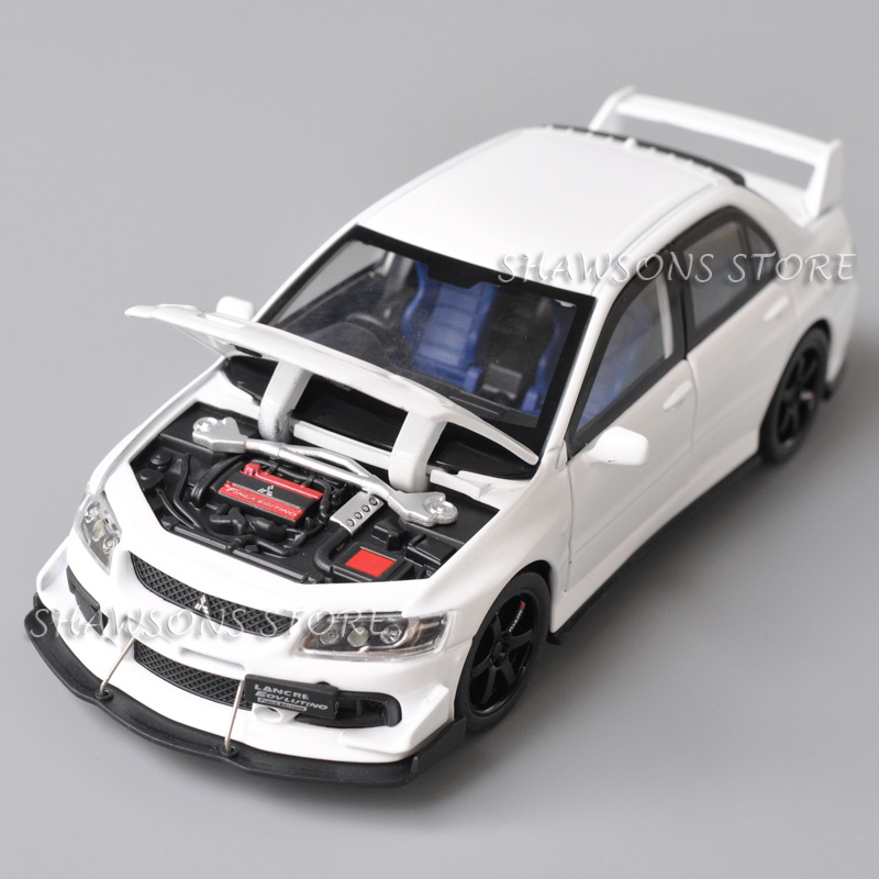 1:32 Scale Diecast Model Car Toys Mitsubishi Lancer Evolution Pull Back ...