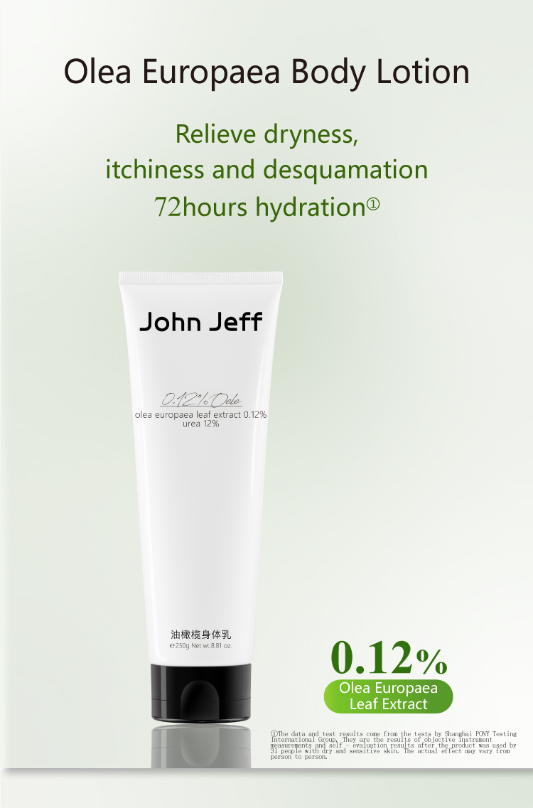 John Jeff Olea Europaea Body Lotion Olive Moisturize Soothe Smooth Skin ...