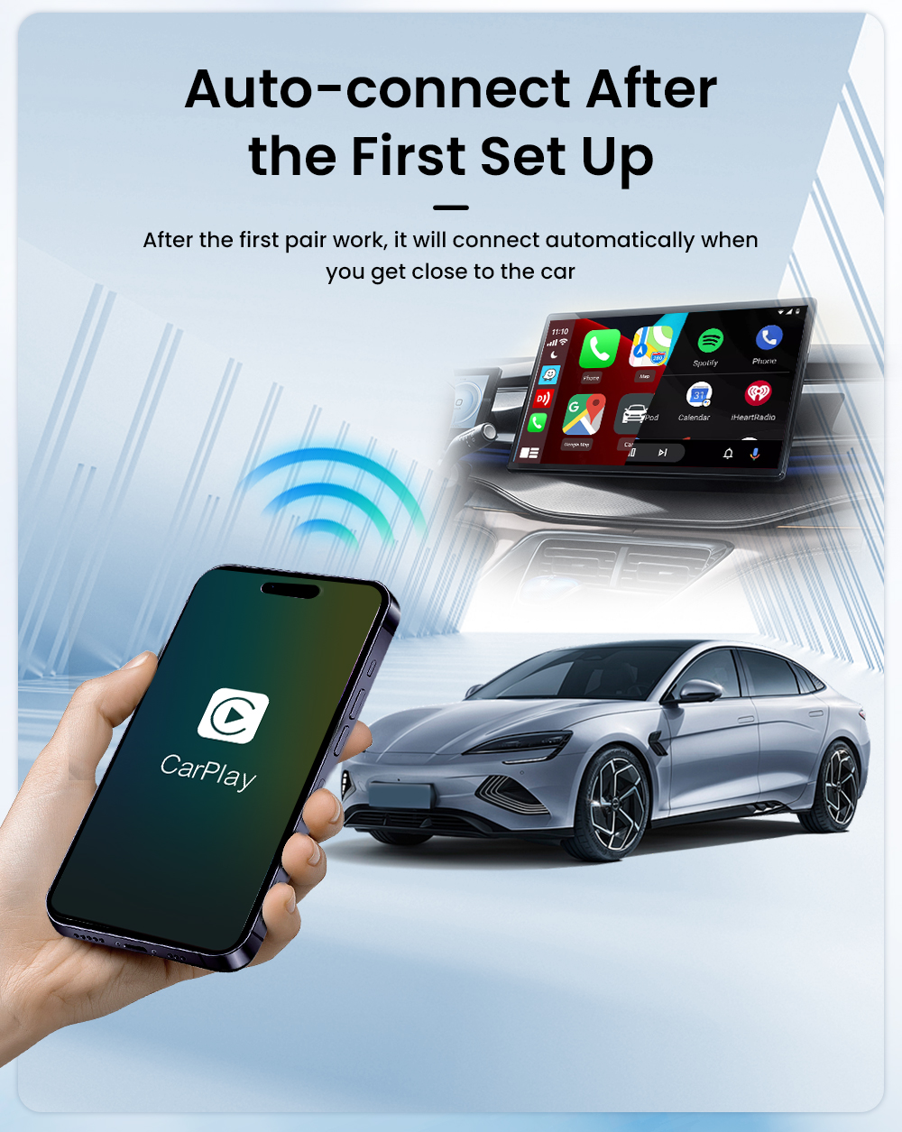 CarlinKit MINI SE Pro 2-in-1 Wireless CarPlay Wireless Android Auto ...
