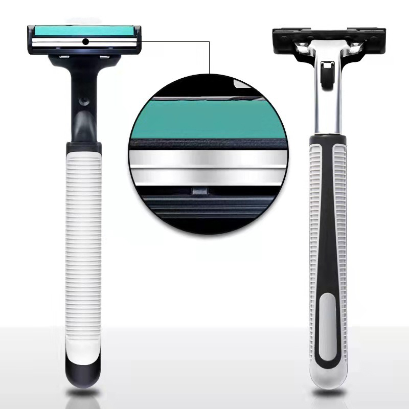 Razor and Blade Set with Wall Holder – 1 Razor, 30 Blades, Self ...
