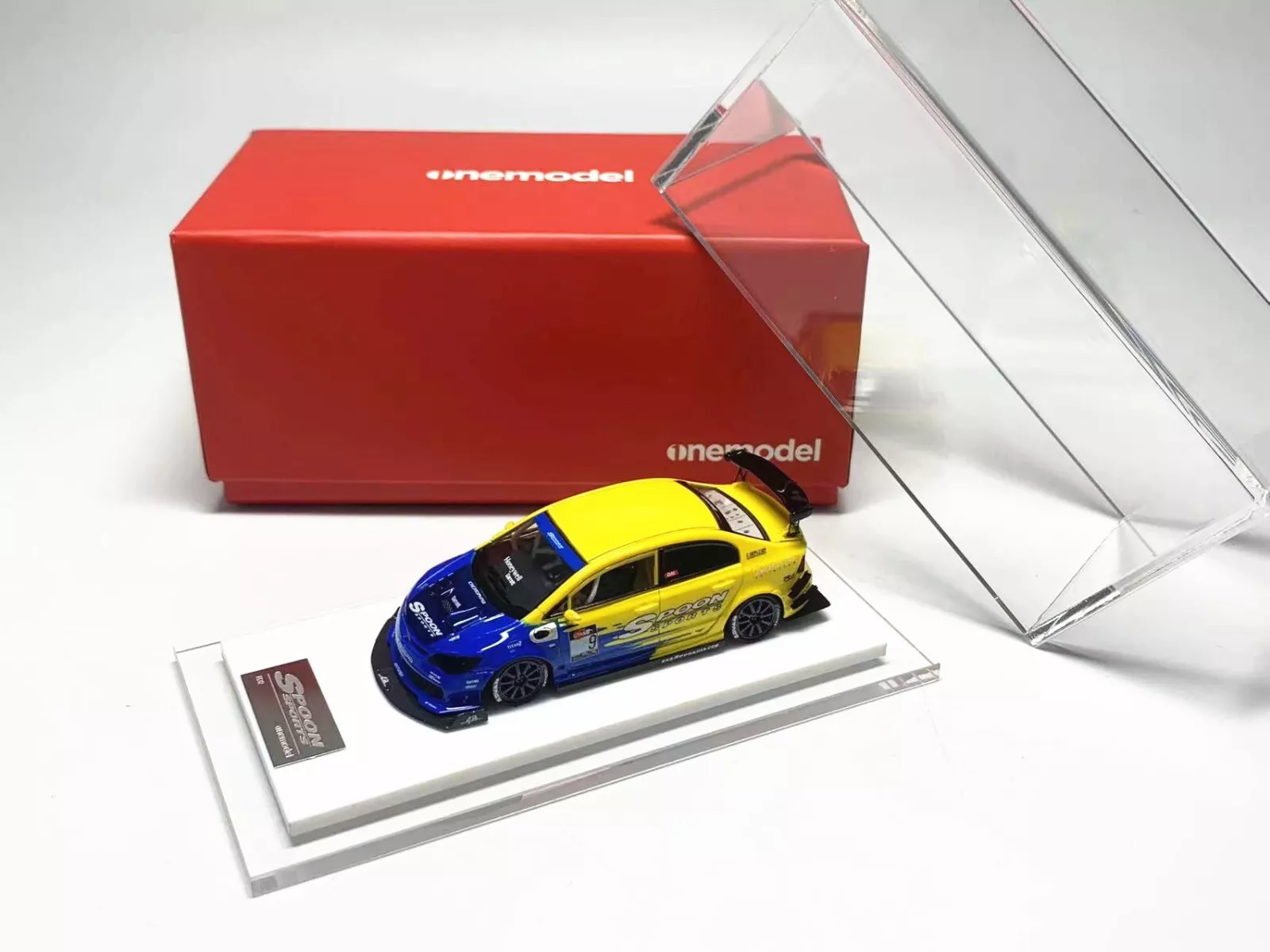 Onemodel 1/64 Resin JDM Civic Type R FD2 Spoon Sports Diecast Model Car ...