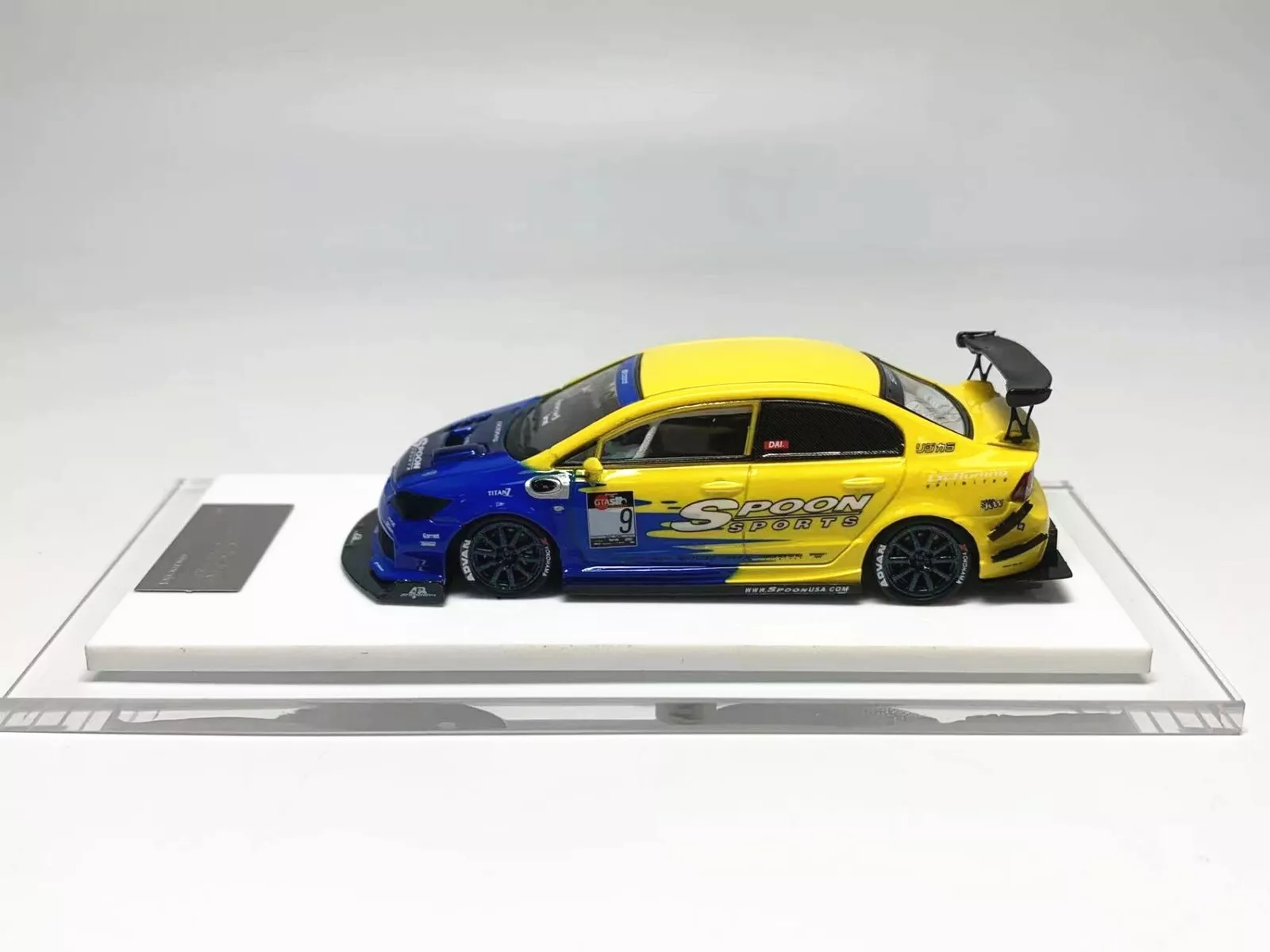 Onemodel 1/64 Resin JDM Civic Type R FD2 Spoon Sports Diecast Model Car ...