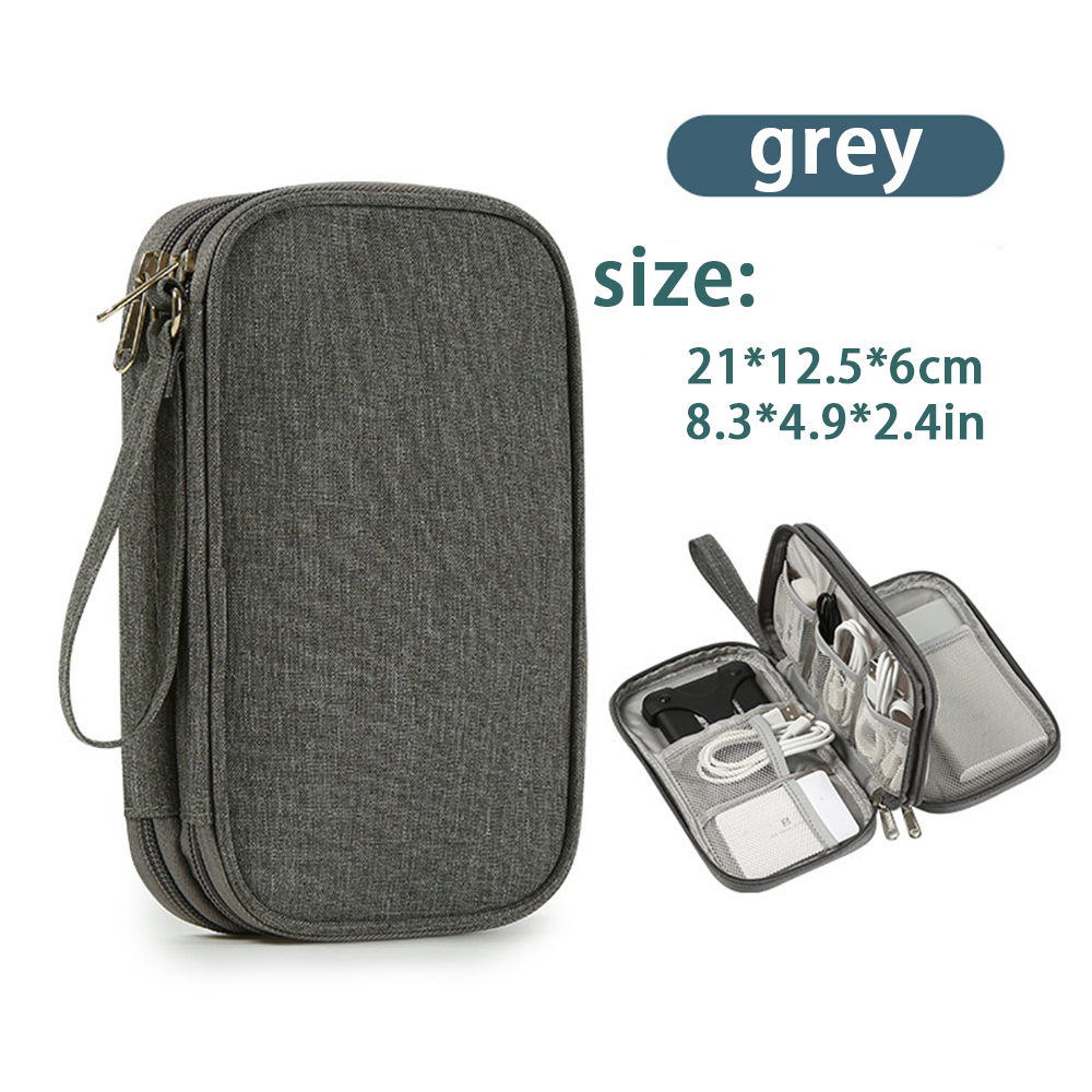1pcs Travel Digital Accessories Storage Bag Multi-Layer Power Hard Disk ...