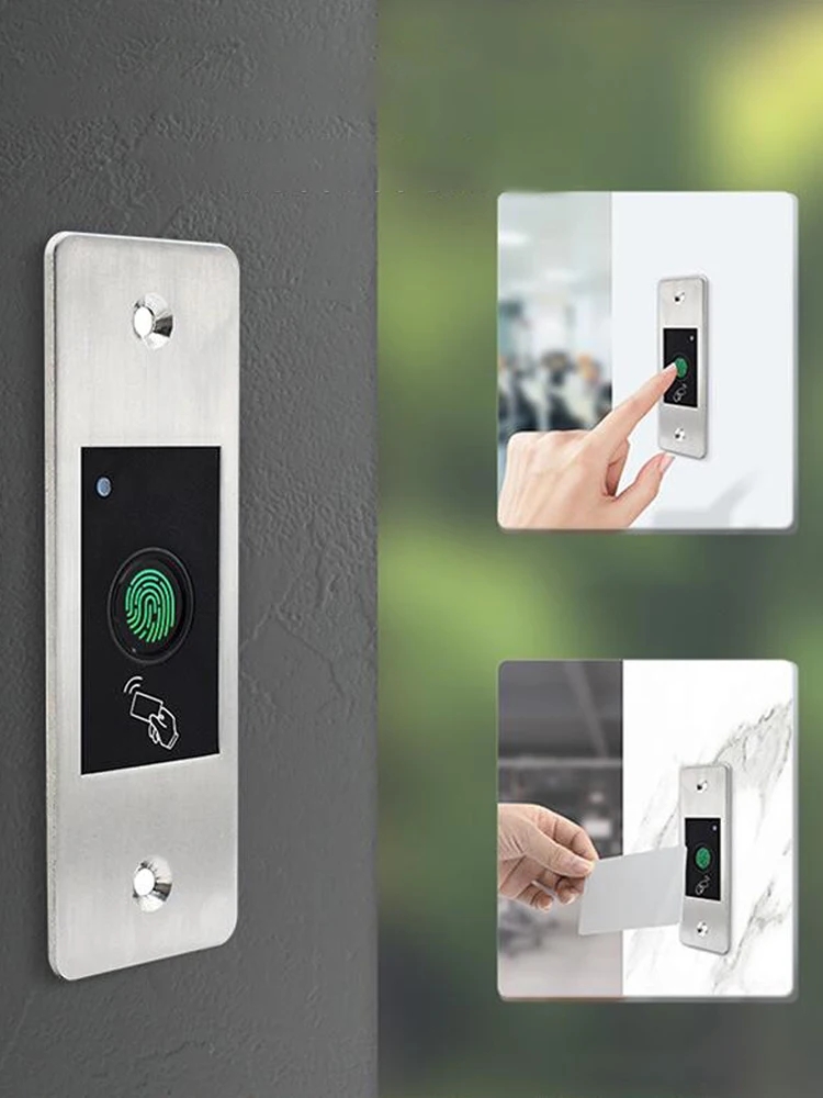 DC 12V RFID Reader Keyless Door Opener Metal Access Control Keypad Mini ...