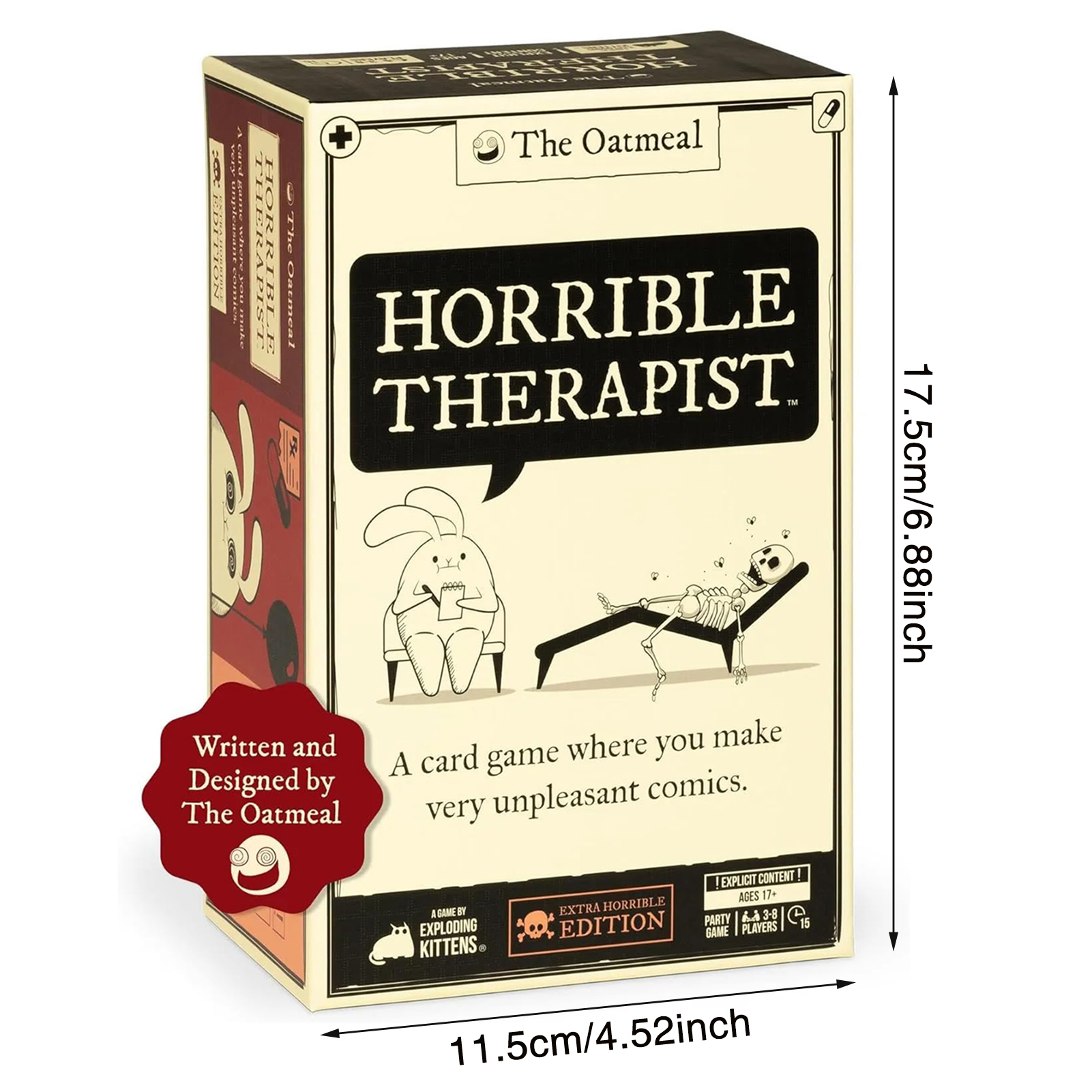 Exploding-Kittens Horrible Therapist Cards Game Easy to Learn ...